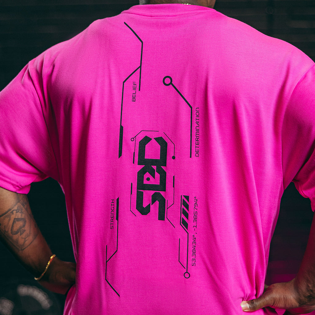 SBD Nova Range Oversized T-Shirt - Pink Glow | City Strength